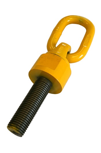 Grade 80 Long Thread Swivel Eye Bolt Lifting Point With Link in Sizes ...