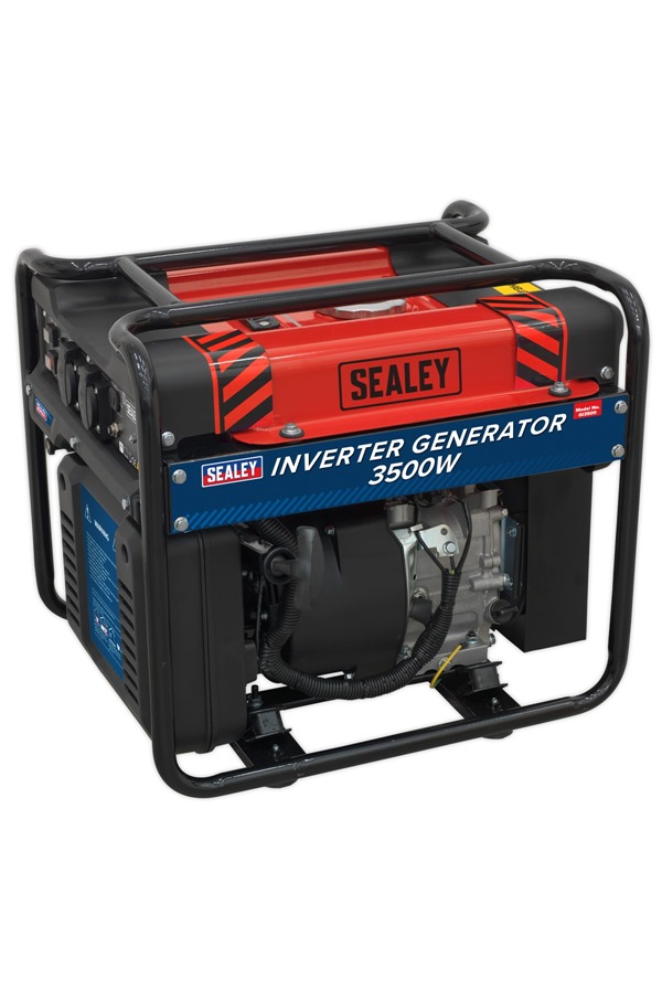Sealey GI3500 Inverter Generator 3500W 230V 4-Stroke Engine (SLY-GI3500 ...