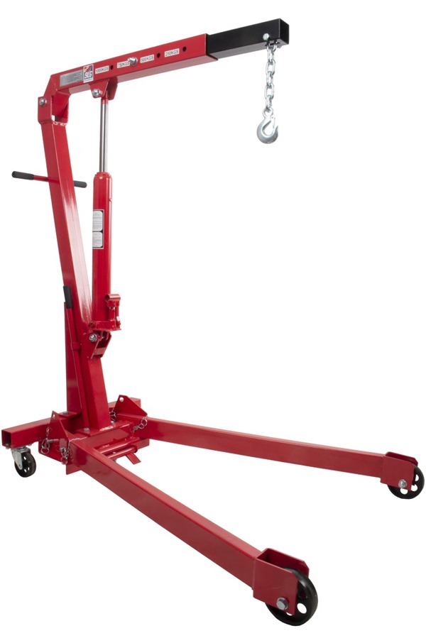 1tonne Folding Floor Engine Crane | FC1 | SafetyLiftinGear