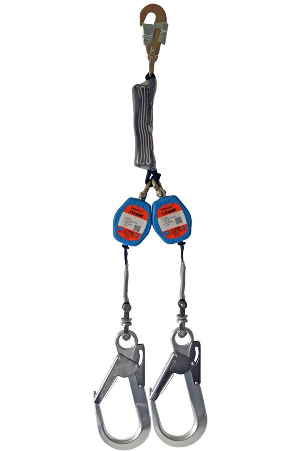 Tractel Blocfor 1.8B DUO 150kg Twin Self Retracting Lanyard (BLOCFOR ...