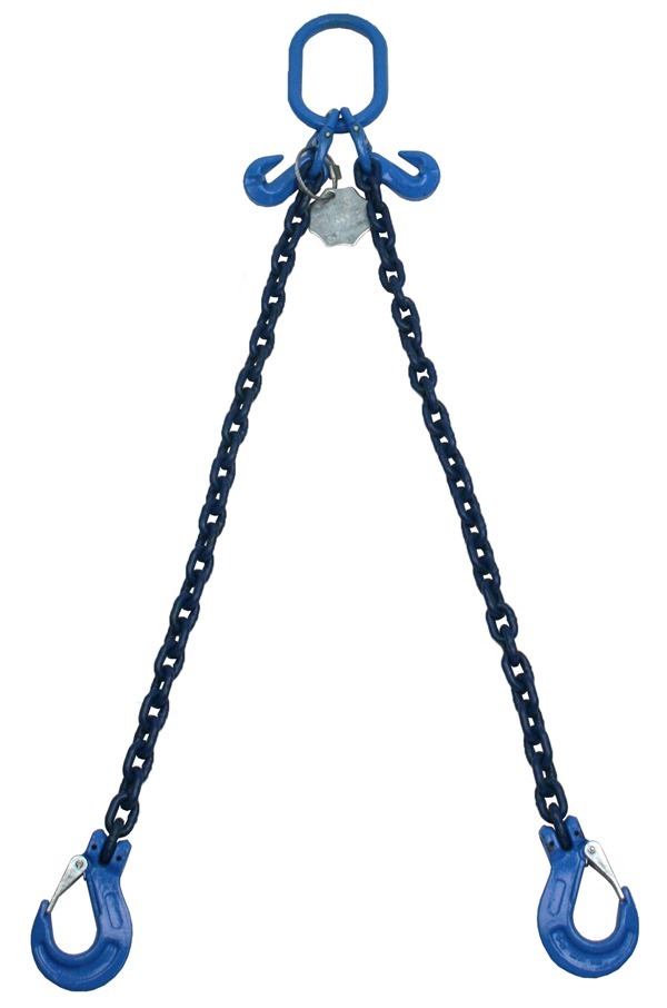 Yoke 3.5tonne G100 2-Leg Chainsling c/w Sling Hooks & Grab Hooks (YOKE ...