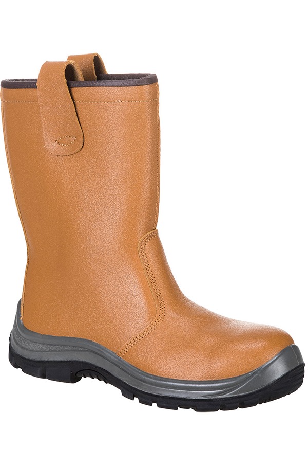 Portwest FW12 Tan Steelite Rigger Boot S1P CI HRO (PW-FW12 ...