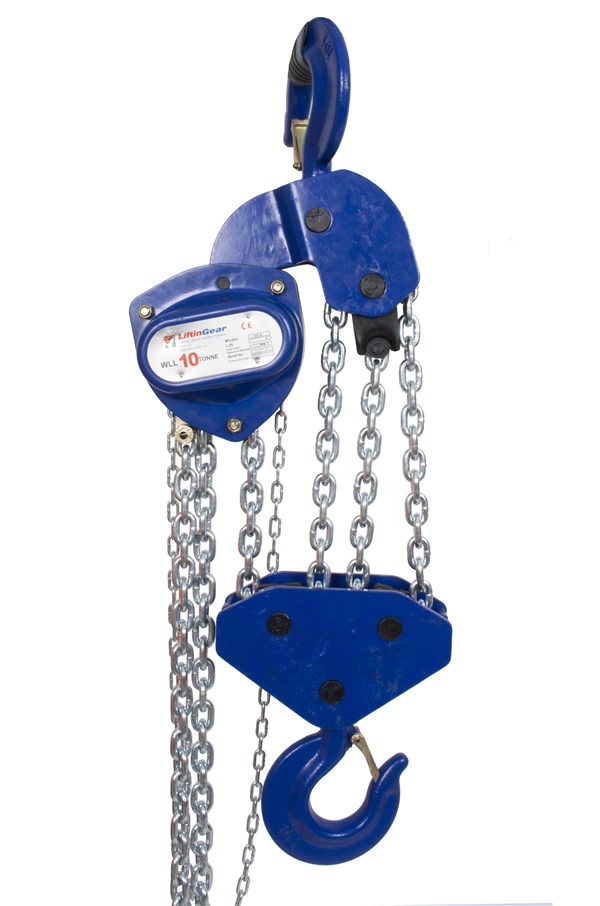 LiftinGear 10tonne Chainblock 3mtr to 12mtr (CB10X) - SafetyLiftinGear