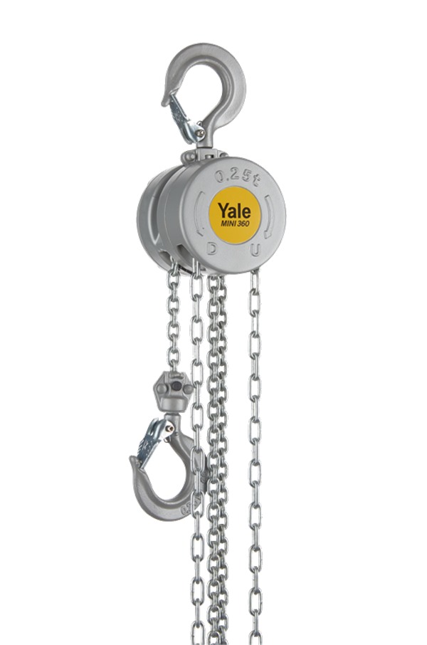 YaleMini360 250kg Hand Chain Hoist | CM-MINI-250 | SafetyLiftinGear