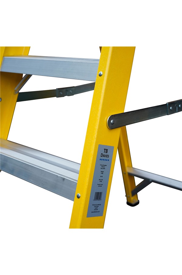 Heavy Duty Fibreglass Swingback Step Ladders TB 1235 SS SafetyLiftinGear