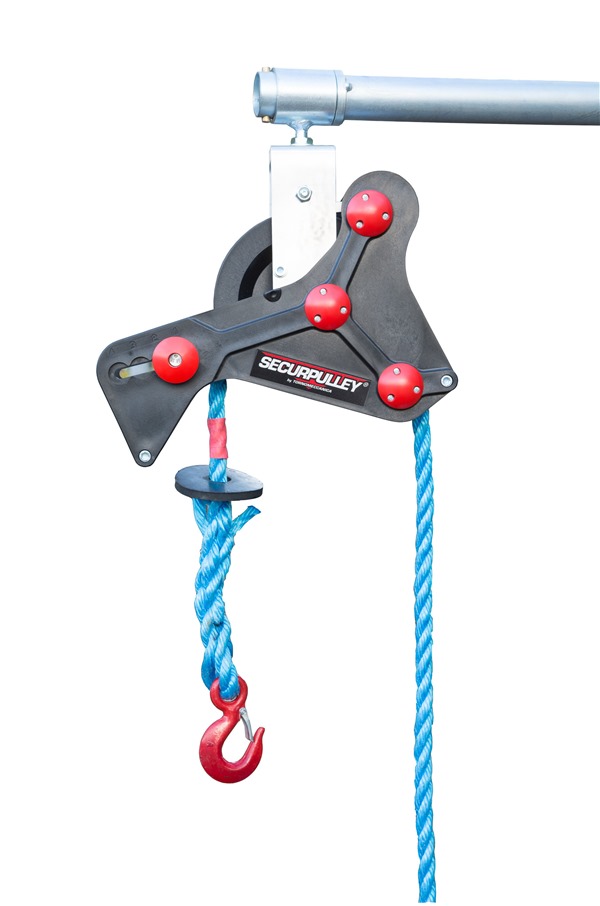 SecurPulley Auto Braking Gin Wheel with Straight Arm (IMER-SPSTR-RS ...