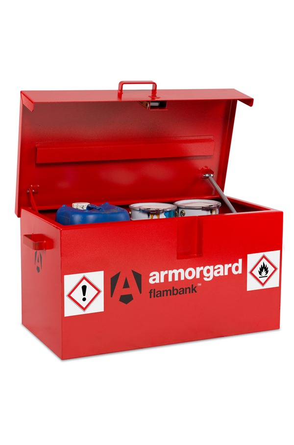 Armorgard FB1 FlamBank Hazardous Van Storage Box 980x540x475mm | ARM ...