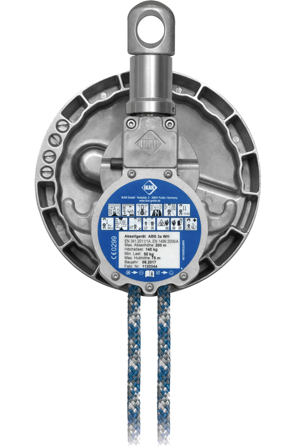 IKAR IKHLL 40mtr Temporary Horizontal Lifeline Kit c/w Integrated ...