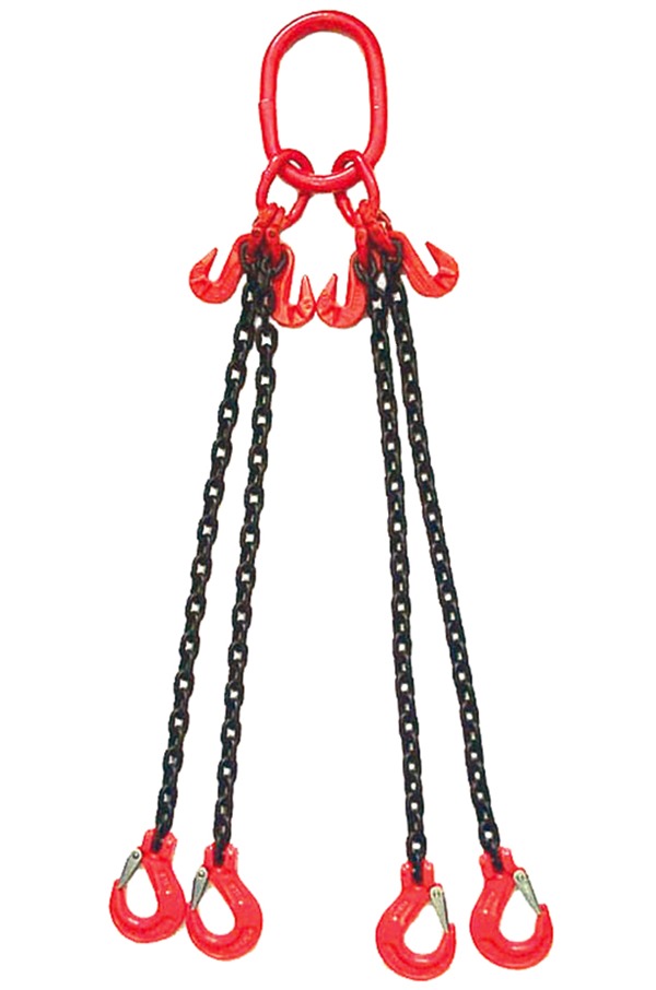 20ft Container Lifting Chains (CS10MM4LLH-4.5M) - SafetyLiftinGear