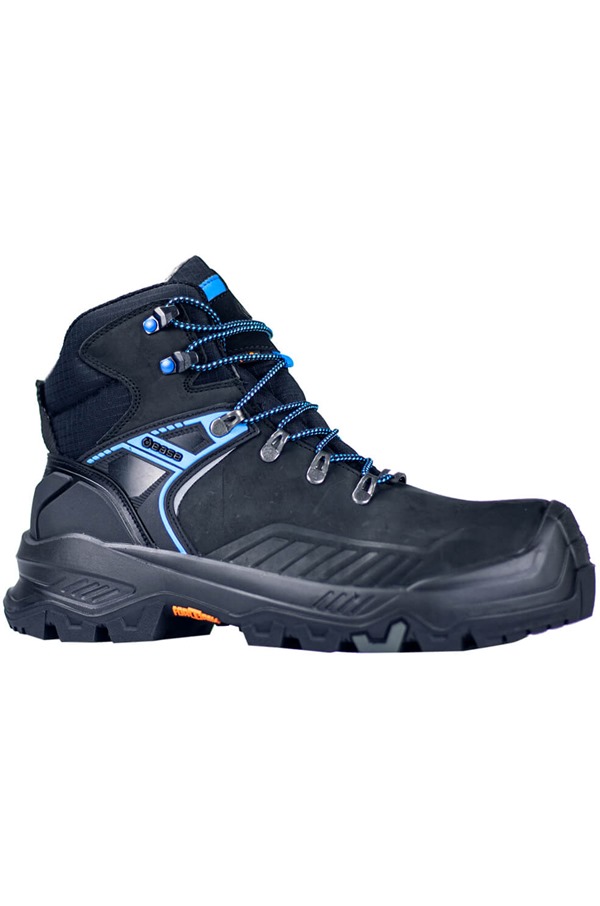 Base B1603 Black/Blue T-Fort Mid Safety Boot HRO CI HI LG FO SR (PW ...