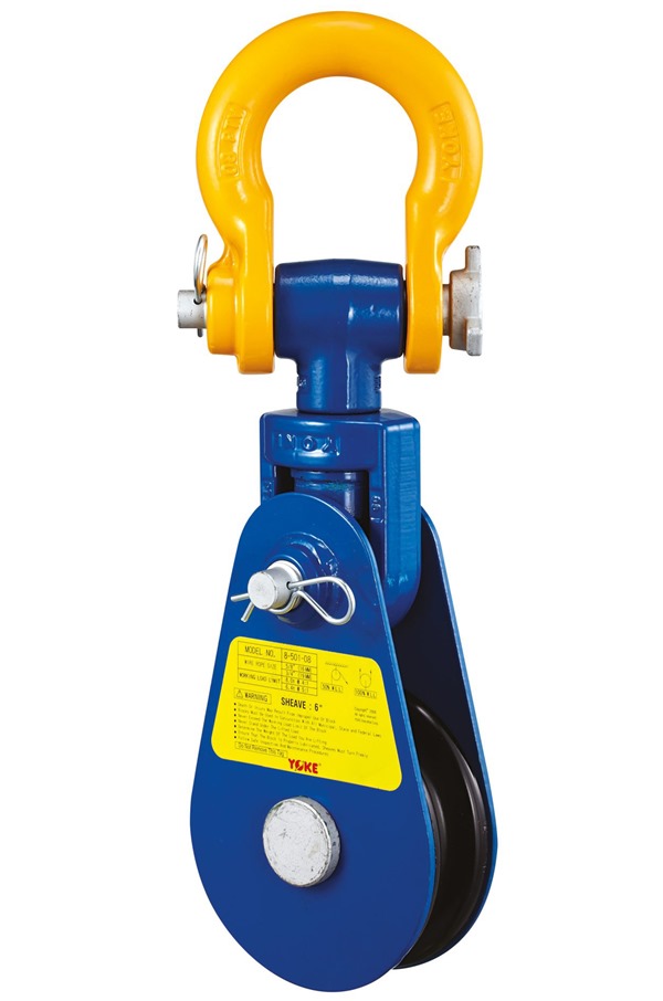 Yoke 20tonne 8" Super Snatch Block with Captive Shackle (YOKE-8-551-20 ...