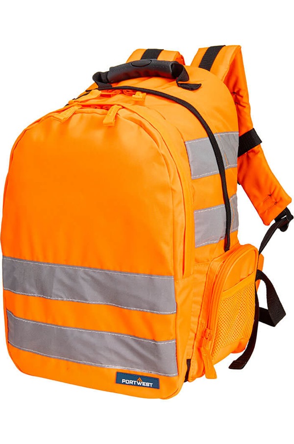 Portwest B905 Orange Hi-Vis Rucksack (PW-B905ORR) - SafetyLiftinGear