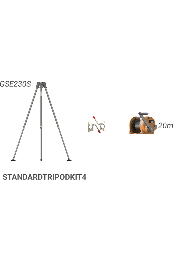 Globestock 20mtr G.Winch Tripod & Winch Kit (GLO-STANDARDTRIPODKIT4 ...