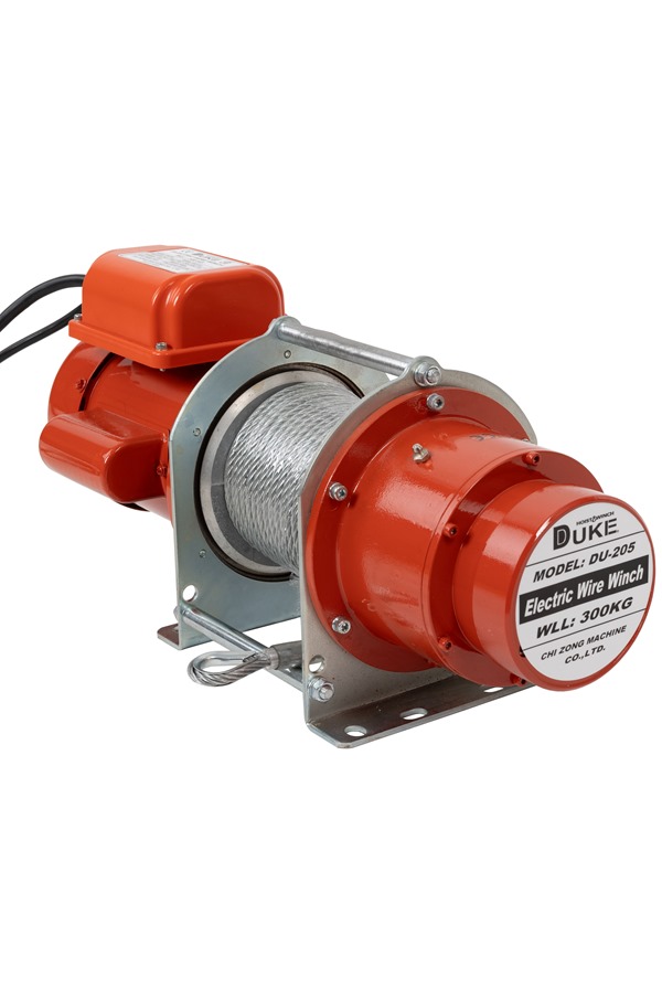 300kg 240volt Electric Wire Rope Winch c/w 30mtr Rope (DUKE-DU205-240V ...
