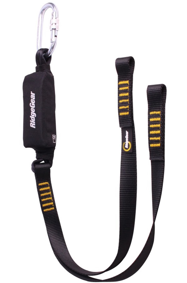 Ridgegear RGL3 Twin Leg Webbing Lanyard & Shock Absorber (RGL3 ...