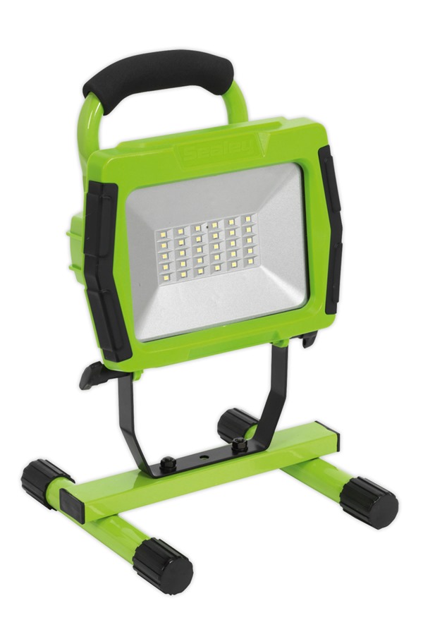 Sealey LED109C Rechargable Portable Floodlight 10W SMD LED Lithium-ion ...