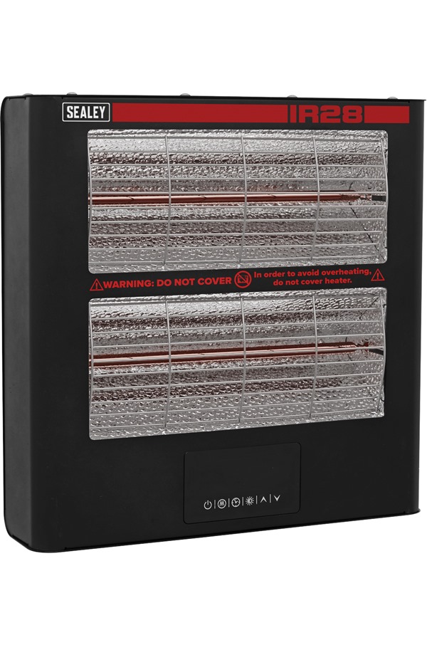 Sealey IR28 Infrared Quartz Heater Wall Mounting 2.8W/230V (SLY-IR28 ...