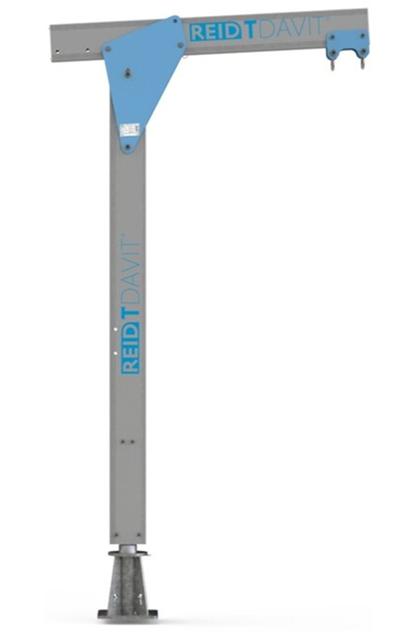 Reid 500kg Shackled T-Davit Radius 1050mm (TDSA2TD2) - SafetyLiftinGear