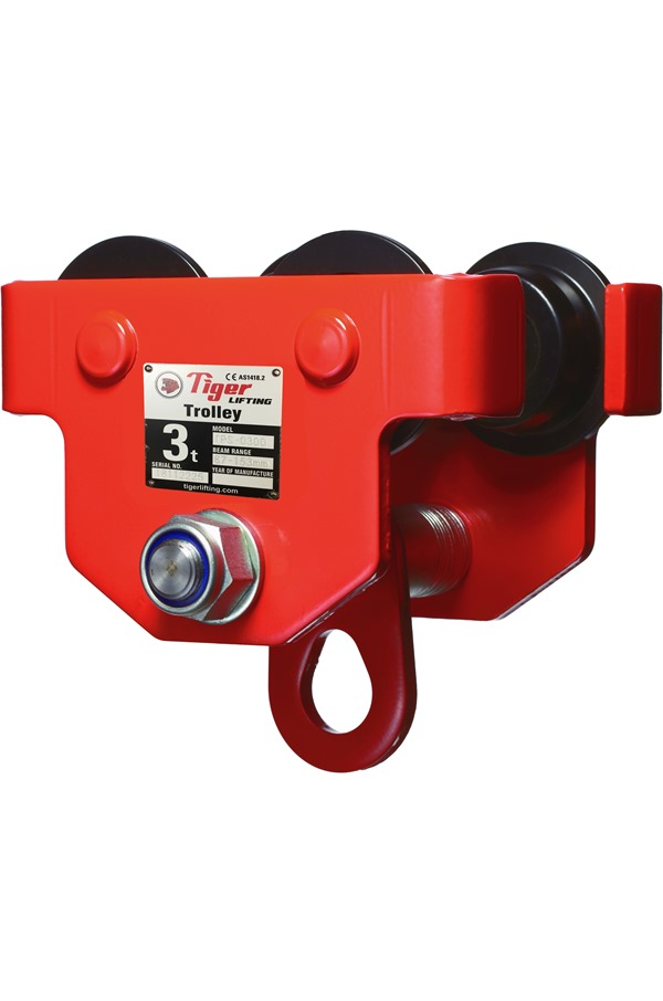 Tiger TPS 1tonne Single Bar Push Travel Beam Trolley (TPS-0100 ...