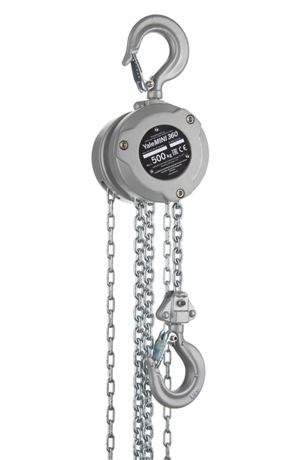 YaleMini360 500kg Hand Chain Hoist (CM-MINI-500) - SafetyLiftinGear