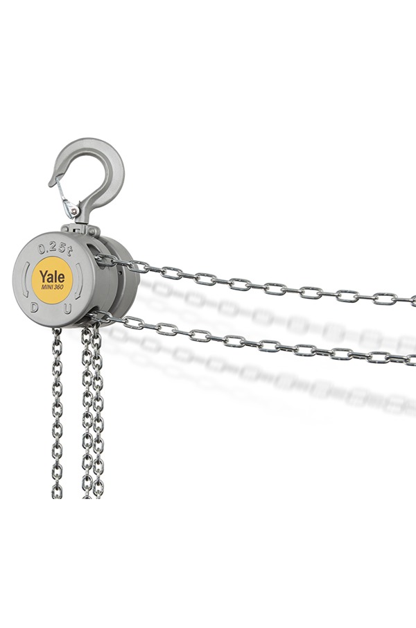 YaleMini360 250kg Hand Chain Hoist | CM-MINI-250 | SafetyLiftinGear