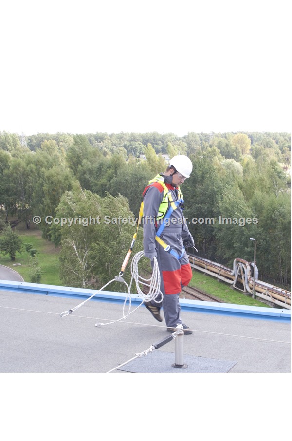 Permament Horizontal Safety Line System - PRIM | PRIM | SafetyLiftinGear