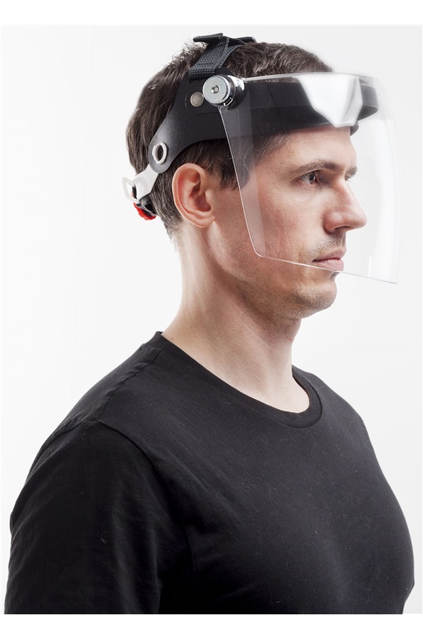 Ultra Comfy Fit Adjustable Face Shield (LG-FS002) - SafetyLiftinGear