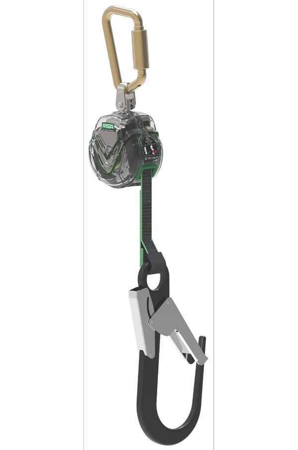 MSA V-TEC 1.8mtr Mini Personal Fall Limiter c/w Lightweight Aluminium ... MSA V-TEC 1.8mtr Mini Personal Fall Limiter c/w Lightweight Aluminium ...