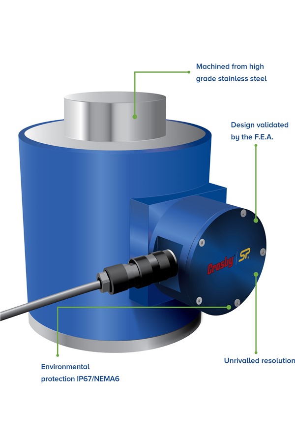 Straightpoint Compression Load Cell 5t - 500t | SP-CLC-HHP ...