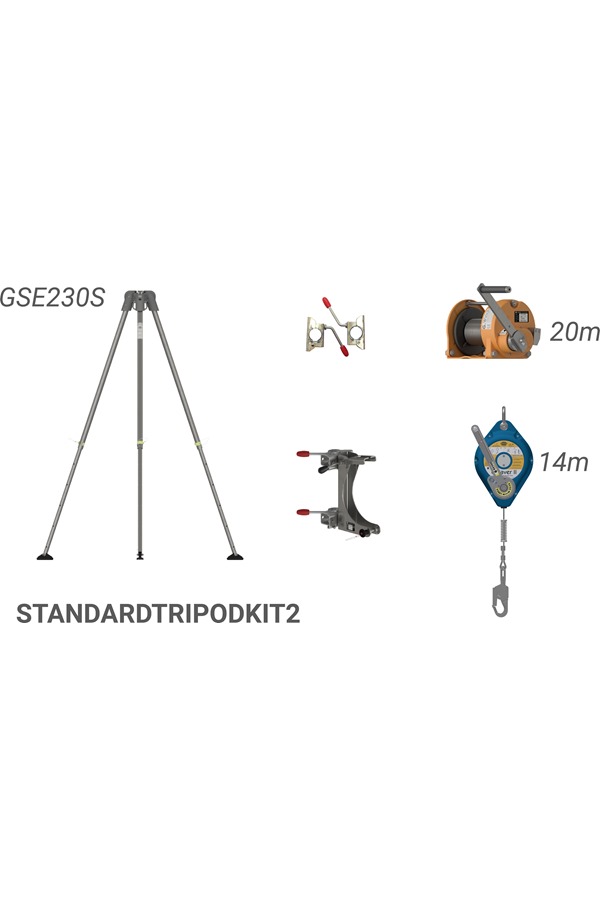 Globestock 14mtr G.Saver II + 20mtr G.Winch Tripod Kit (GLO ...