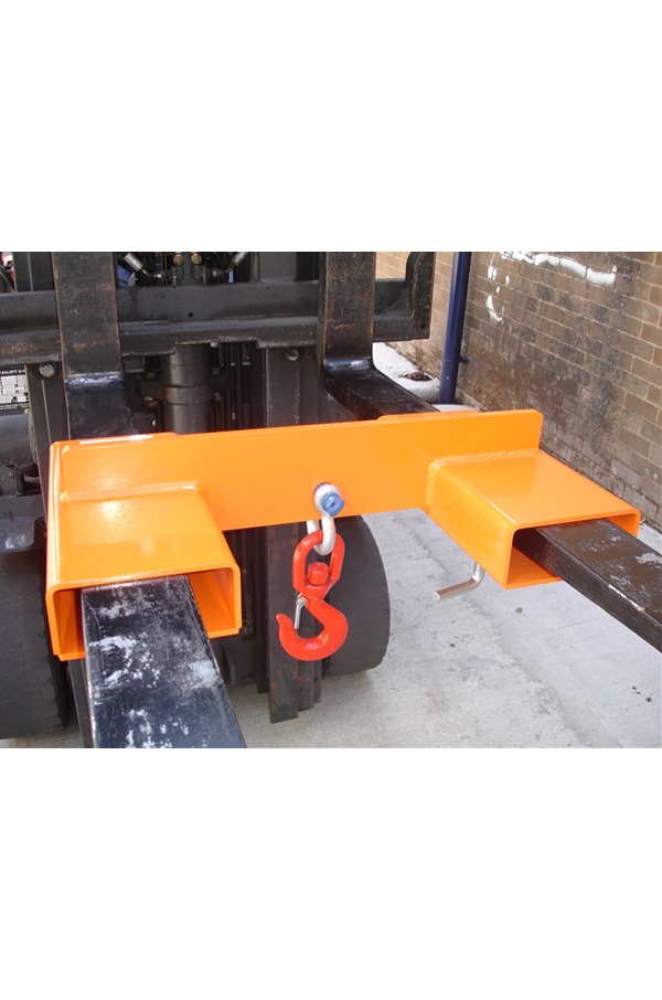 2tonne Fork Truck Swivel Hook attachment | IAH-2.0-RS | SafetyLiftinGear