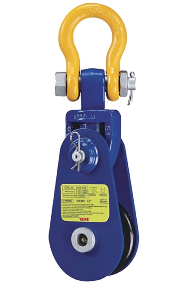 Yoke 4tonne 4.5" Snatch Block with Captive Shackle (YOKE-8-501-04 ...